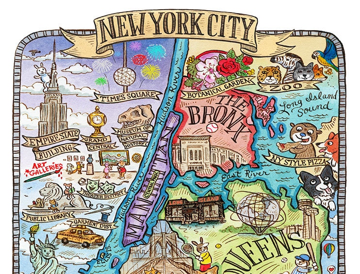 Nueva York Cartoon
