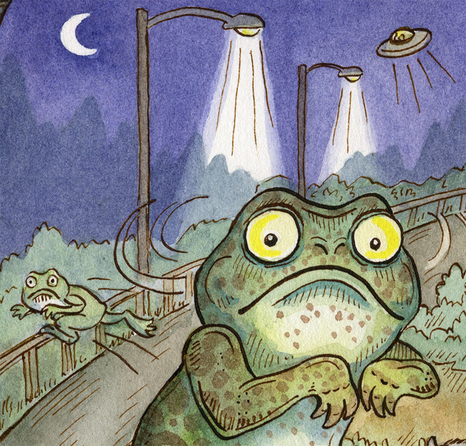 Loveland Frogman Cryptozoology Art Print - Etsy