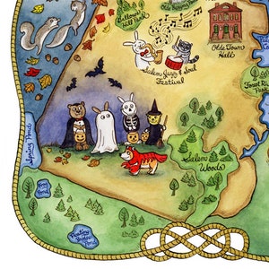 Map of Salem Massachusetts Art Print 8" X 10" - Etsy
