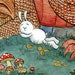 Red Dragon Rabbit Forest Woodland Art Print 16"x20" Safe and Sound ...