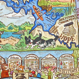 Scituate Rhode Island Map Art Print 11" X 14" - Etsy