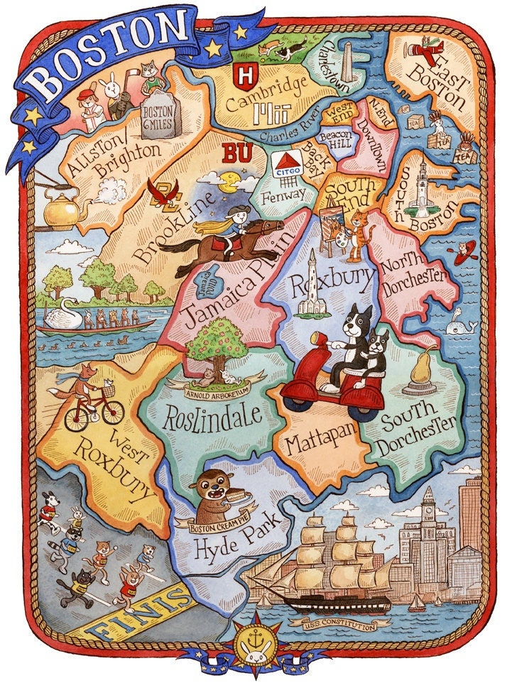 Boston Massachusetts Map