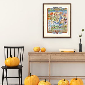 Scituate Rhode Island Map Art Print 11" X 14" - Etsy
