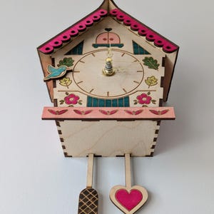 Cuckoo Clock Kit - Make Your Own DIY Wooden Wall Clock Kit - Etsy