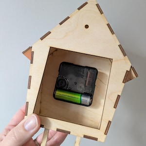 Cuckoo Clock Kit - Make Your Own DIY Wooden Wall Clock Kit - Etsy