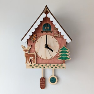 Cuckoo Clock Kit - Make Your Own DIY Wooden Wall Clock Kit - Etsy