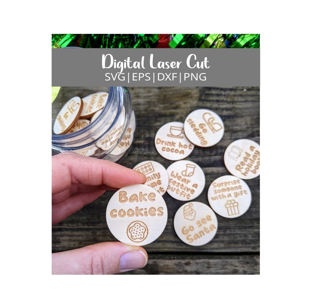 Christmas Activities 30 Tokens Digital Download, SVG and Other File ...