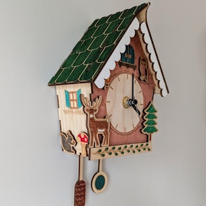 Cuckoo Clock Kit - Make Your Own DIY Wooden Wall Clock Kit - Etsy