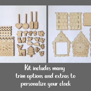 Cuckoo Clock Kit - Make Your Own DIY Wooden Wall Clock Kit - Etsy