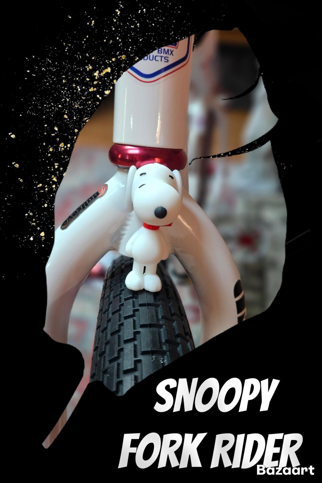 Snoopy Character Fork Rider for Bicycles - Etsy