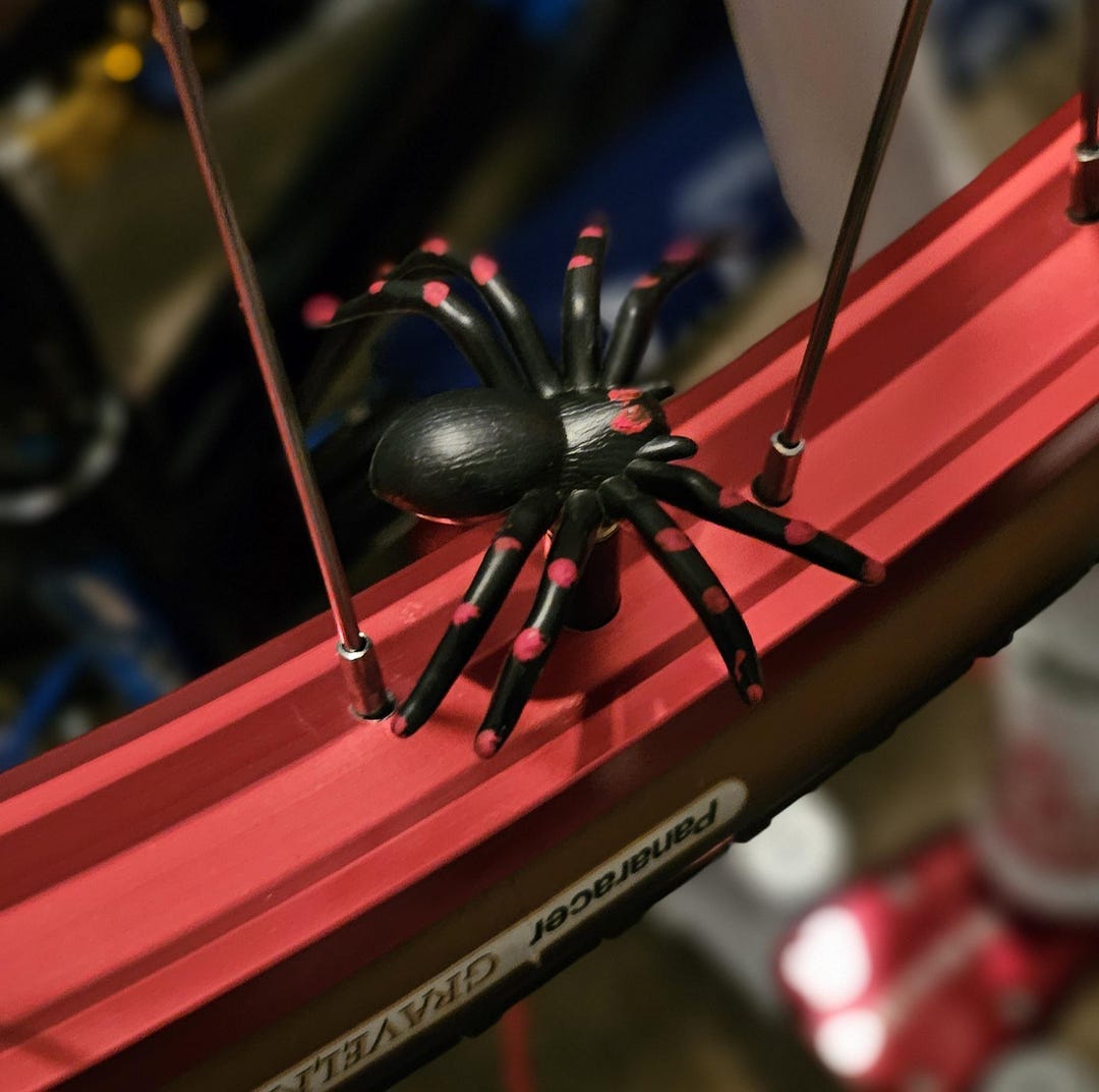Creepy Crawly Spooky Spider Schrader Valve Stem Caps, Dust Cover - Sold ...