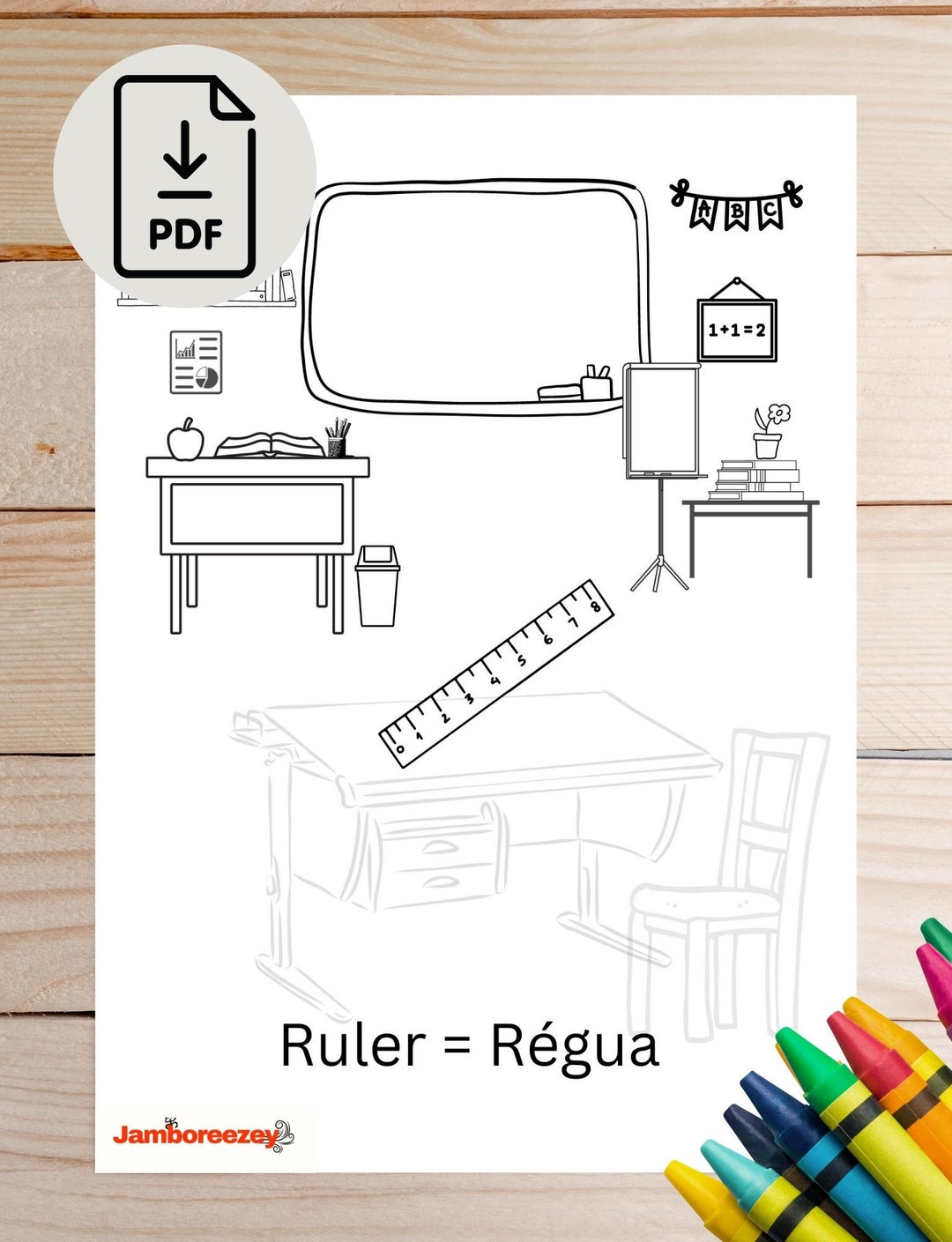 Printable Language Learning Coloring Pages. Learn Portuguese; Classroom ...