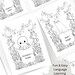 Printable Language Learning Coloring Book Pages. Learn German; Sea ...