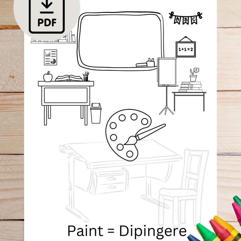 Italian Classroom - Etsy