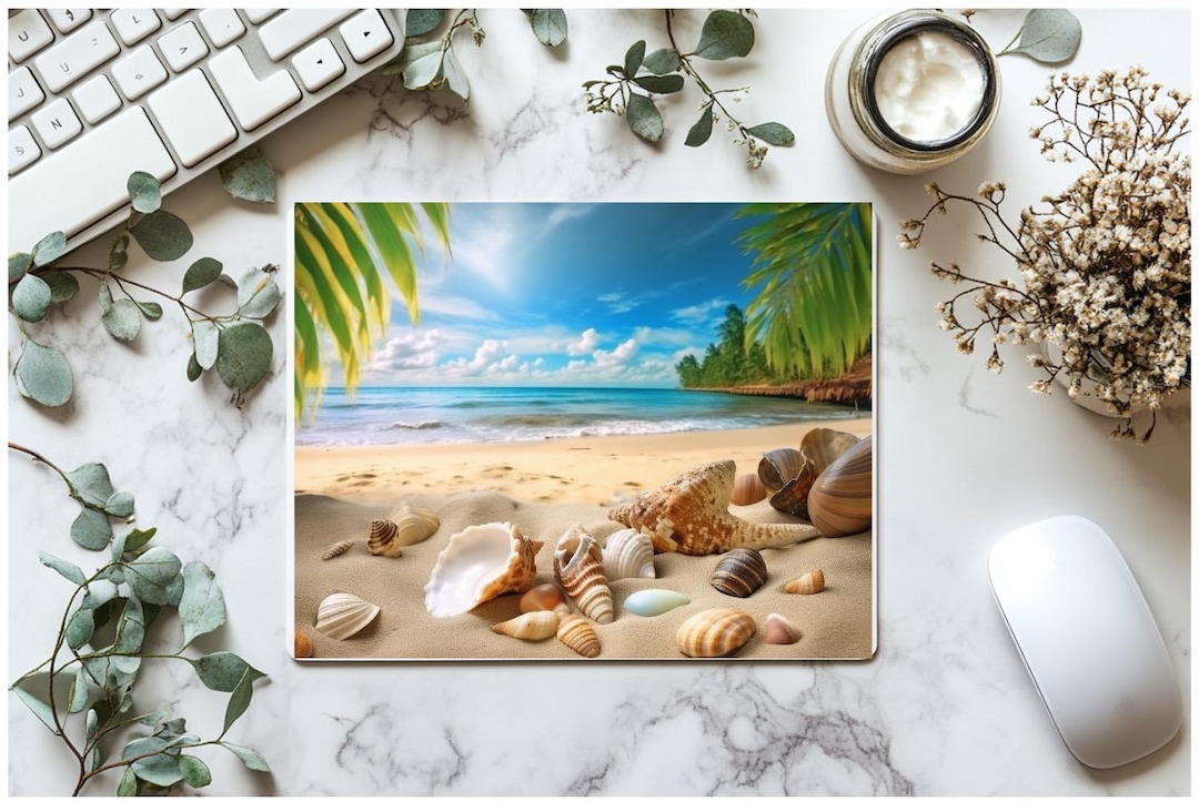 Mouse Pad / Beach Shells - Etsy