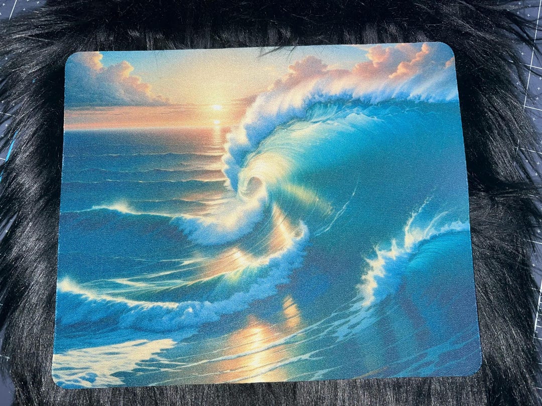 Mouse Pad / Ocean Waves - Etsy