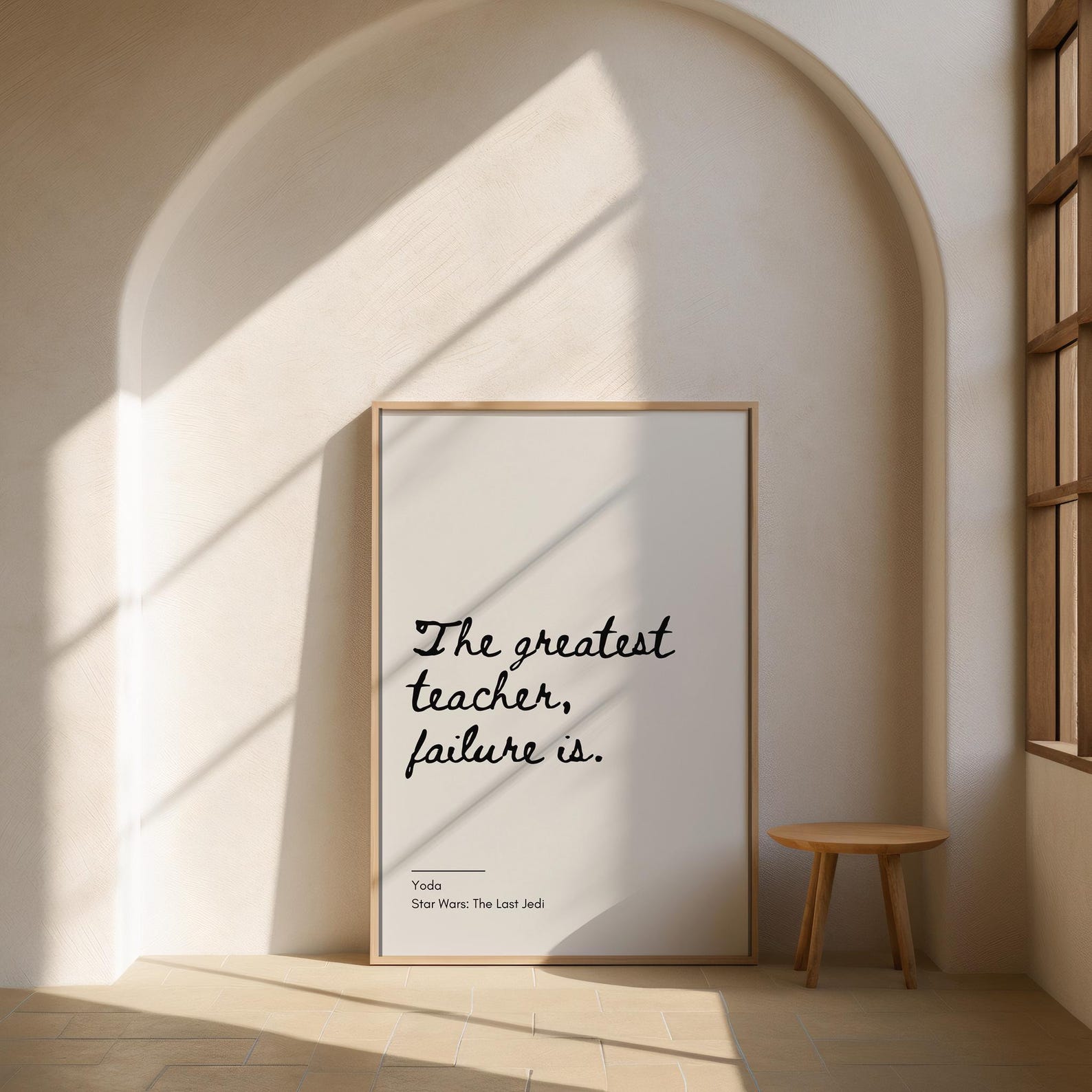 The Greatest Teacher, Failure is Print | Yoda, Jason Fry Quote, Star ...