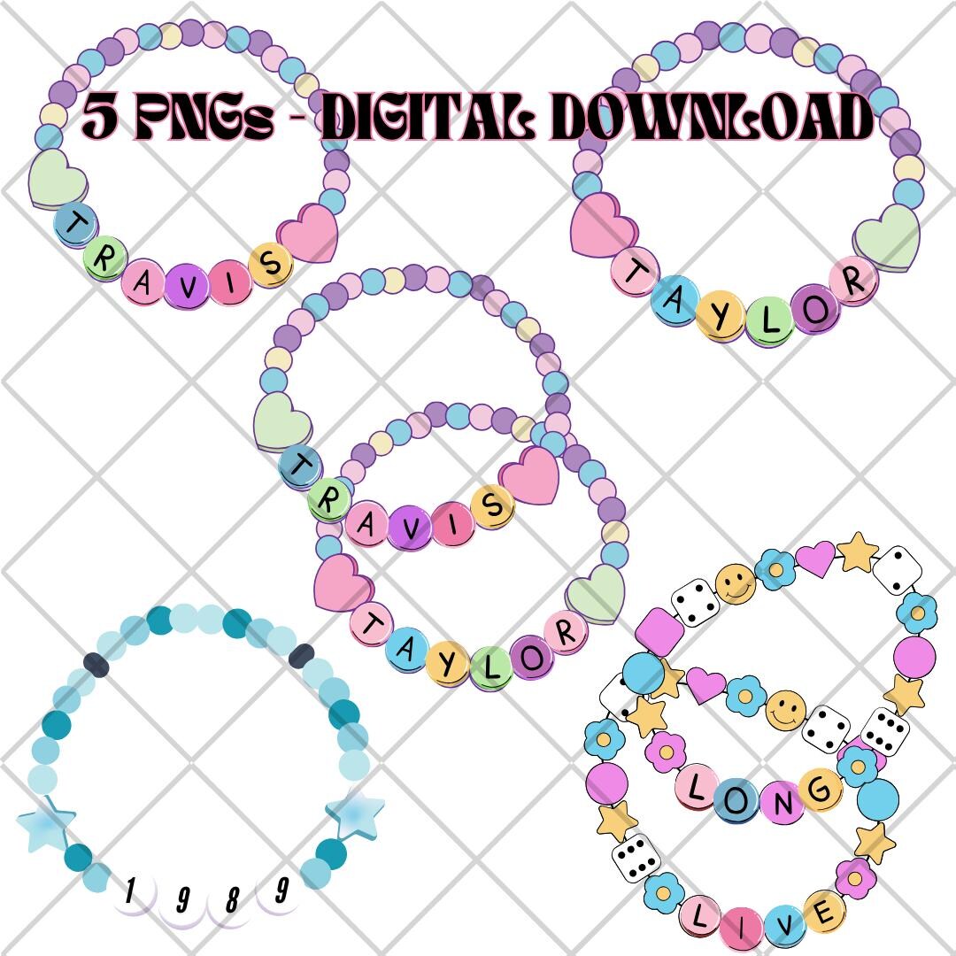 Friendship Bracelets - Digital Download - PNG File - 16 OZ Wraps ...