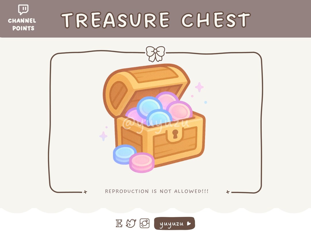 Treasure Chest | Emote | Channel Points | Twitch, Youtube, Discord ...