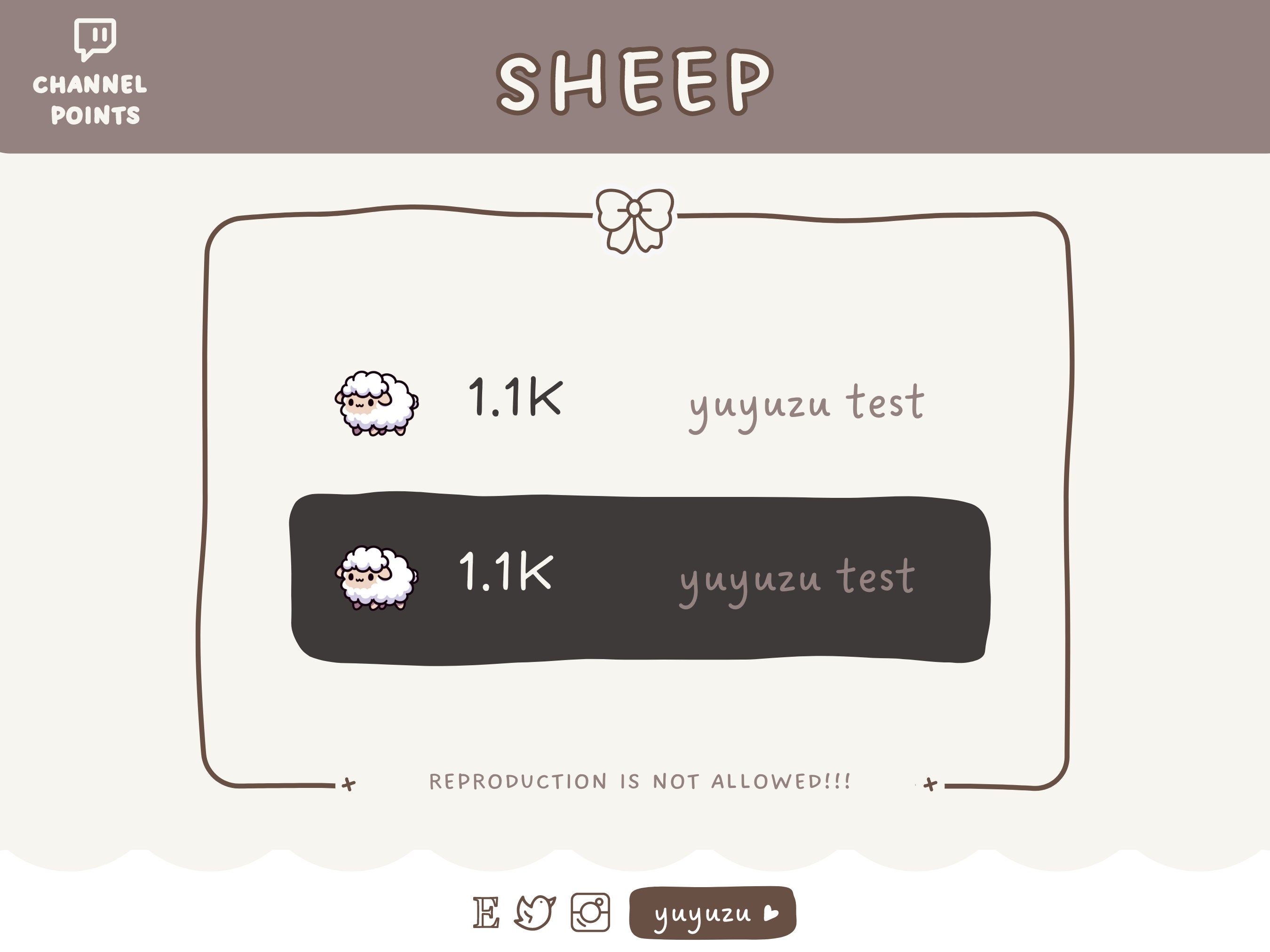 Sheep | Emote | Channel Points | Twitch, Youtube, Discord | Cute ...