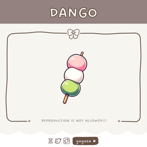 Dango Emote | Channel Points | Twitch, Youtube, Discord | Cute, Kawaii ...