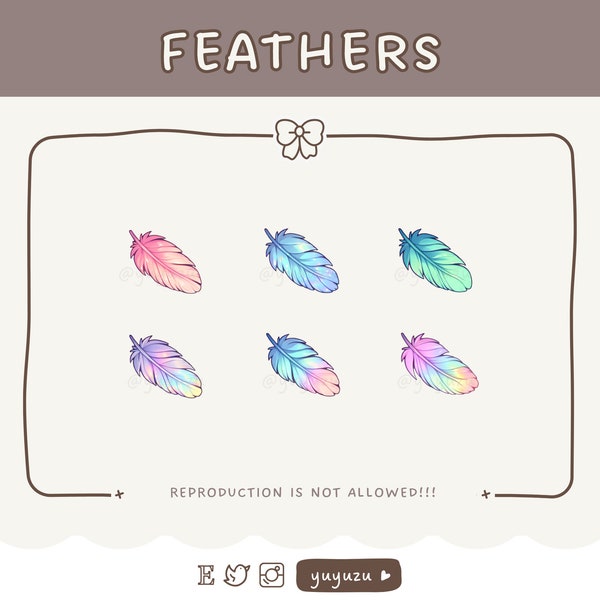 Twitch Points Feathers - Etsy