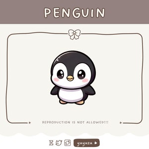 Penguin Emote | Channel Points | Twitch, Youtube, Discord | Cute ...