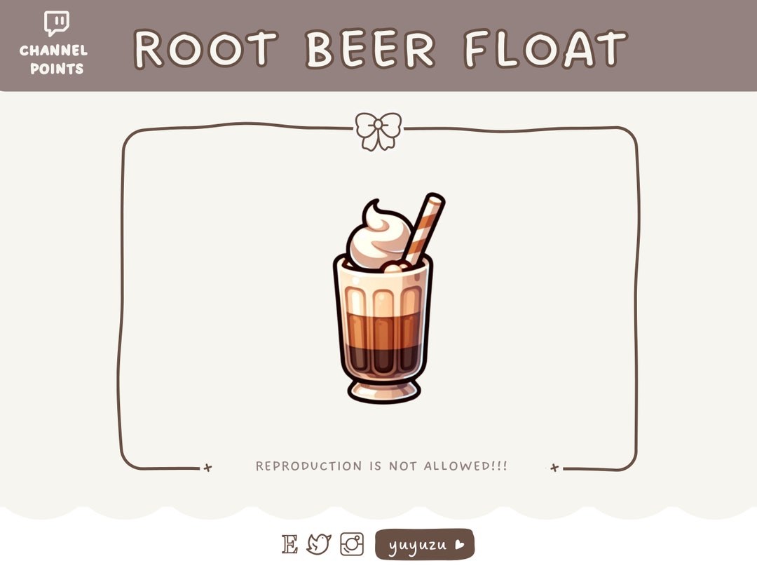 Root Beer Float Emote | Channel Points | Twitch, Youtube, Discord ...