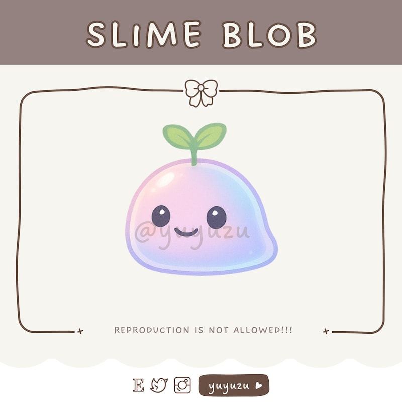 Cute Slime - Etsy