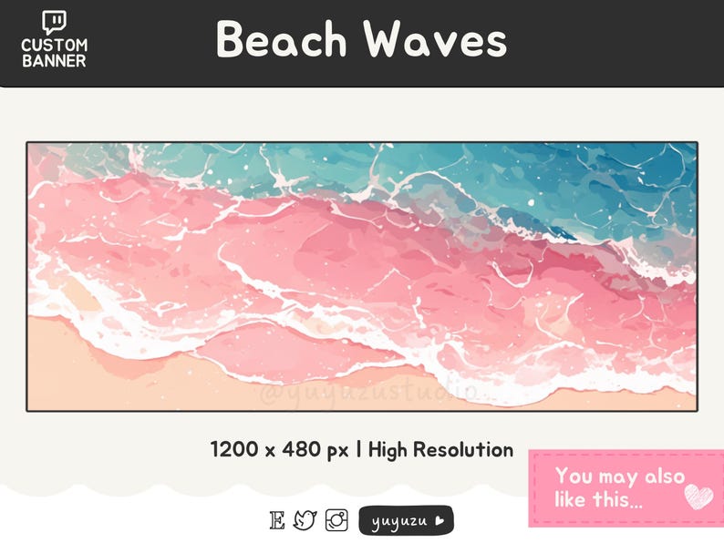 Custom Twitch Banner | Lush Forest Nook | Banner | Lunar Glow | High ...