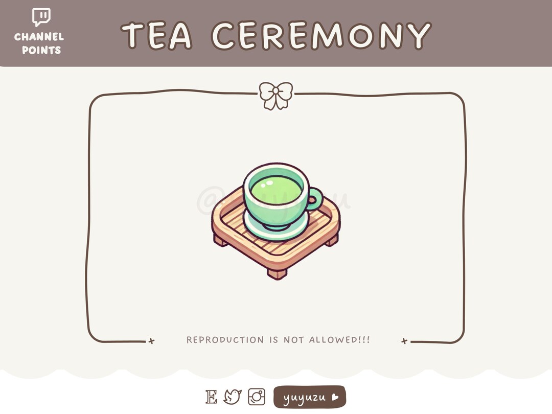 Matcha Tea Ceremony Emote | Channel Points | Twitch, Youtube, Discord ...