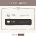 Elephant Emote | Channel Points | Twitch, Youtube, Discord | Cute ...
