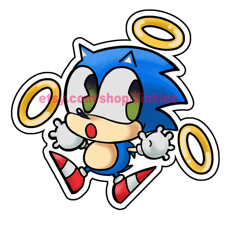 Sonic the Hedgehog Sonic Losing Rings Pin Rubberhose Limited Run ...