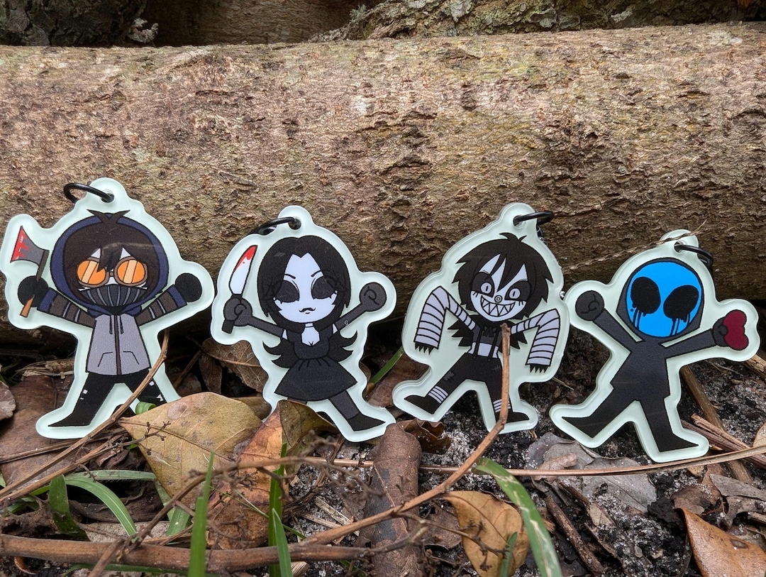 Creepypasta GLOW Eyeless Jack Ticci Toby Jane the Killer Laughing Jack ...