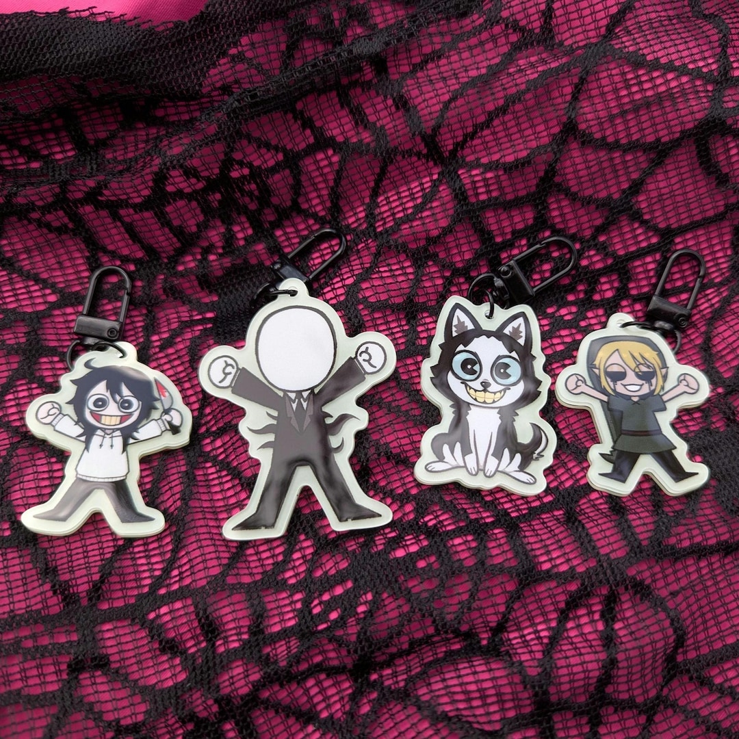 Creepypasta GLOW Jeff the Killer Ben Drowned Slenderman Smiledog GITD ...