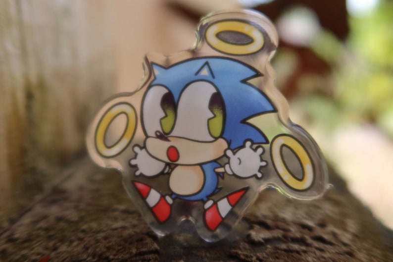 Sonic the Hedgehog Sonic Losing Rings Pin Rubberhose Limited Run ...