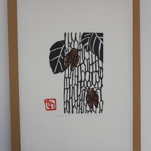 CICADAS 'SEMI' Original Block Print Artwork - Etsy