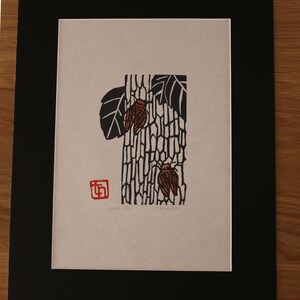 CICADAS 'SEMI' Original Block Print Artwork - Etsy