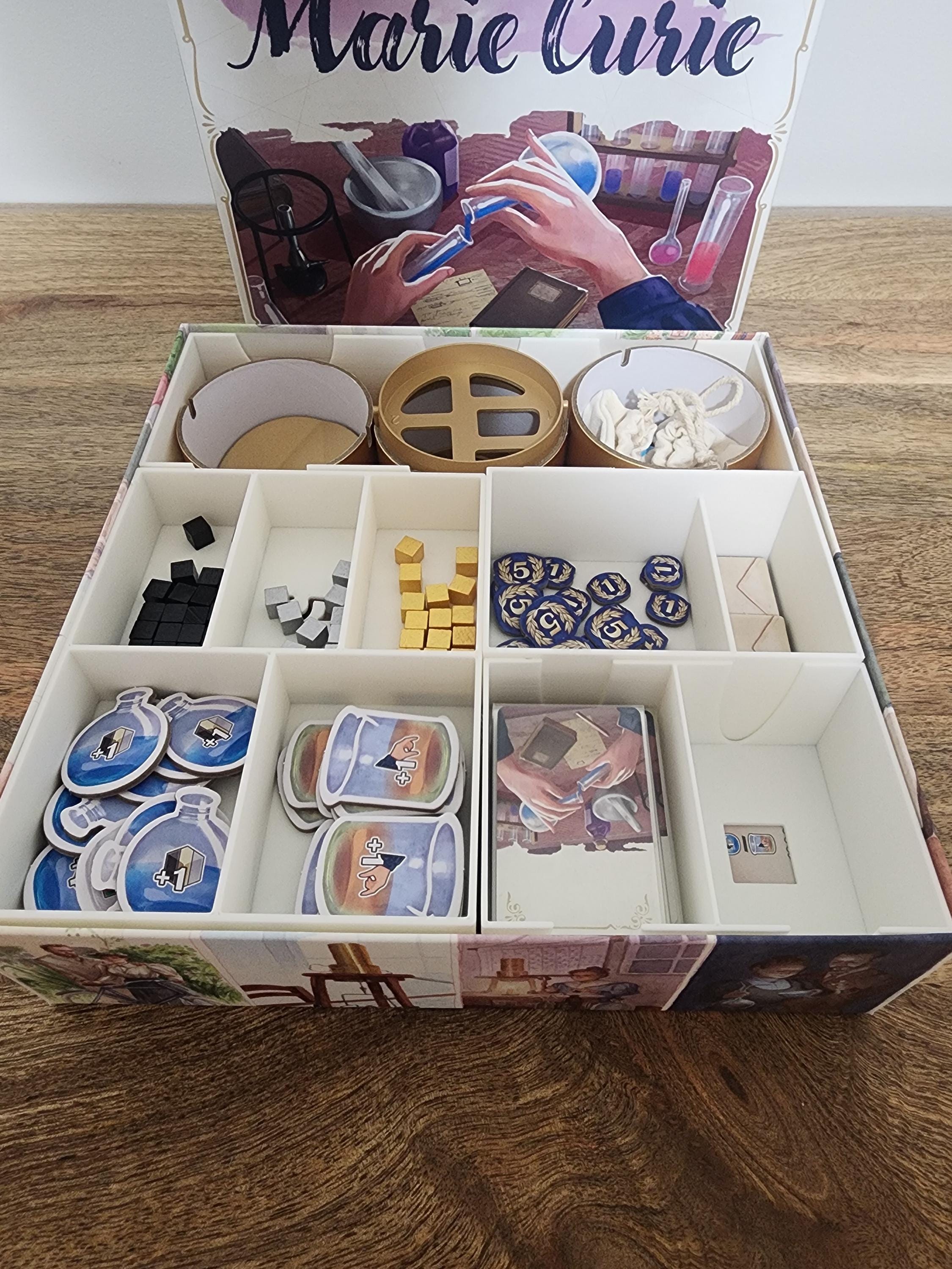 In the Footsteps of Marie Curie Board Game Insert. Game Not Included ...