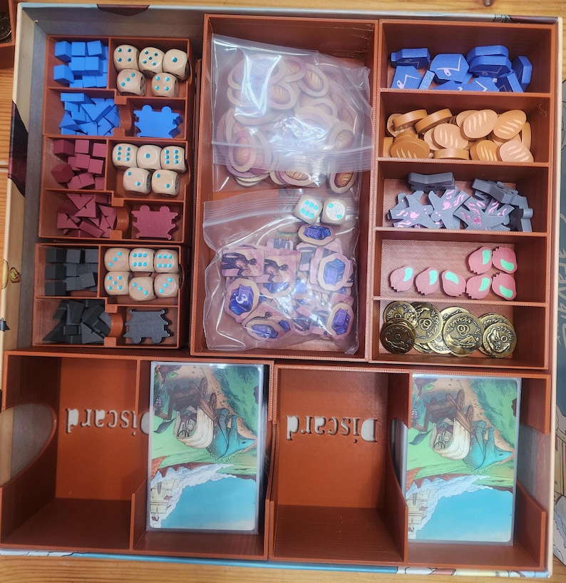 Creature Caravan Deluxe Version Custom Insert - Game Not Included- Red ...