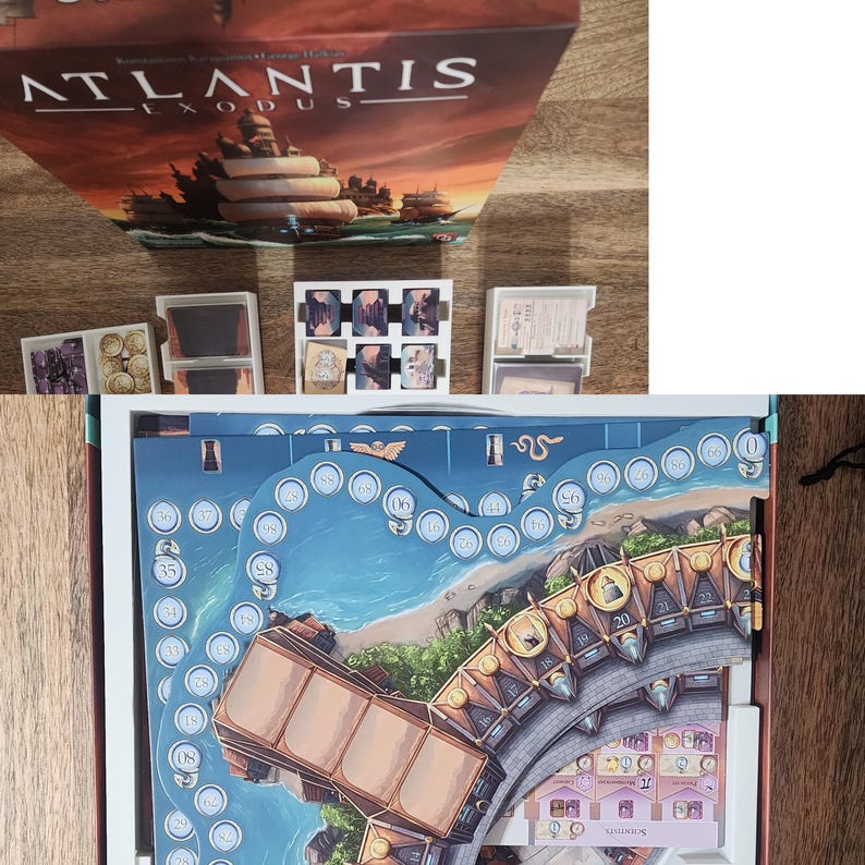 Atlantis Exodus Insert – 3D Print STL Files, Full Game Storage - Etsy