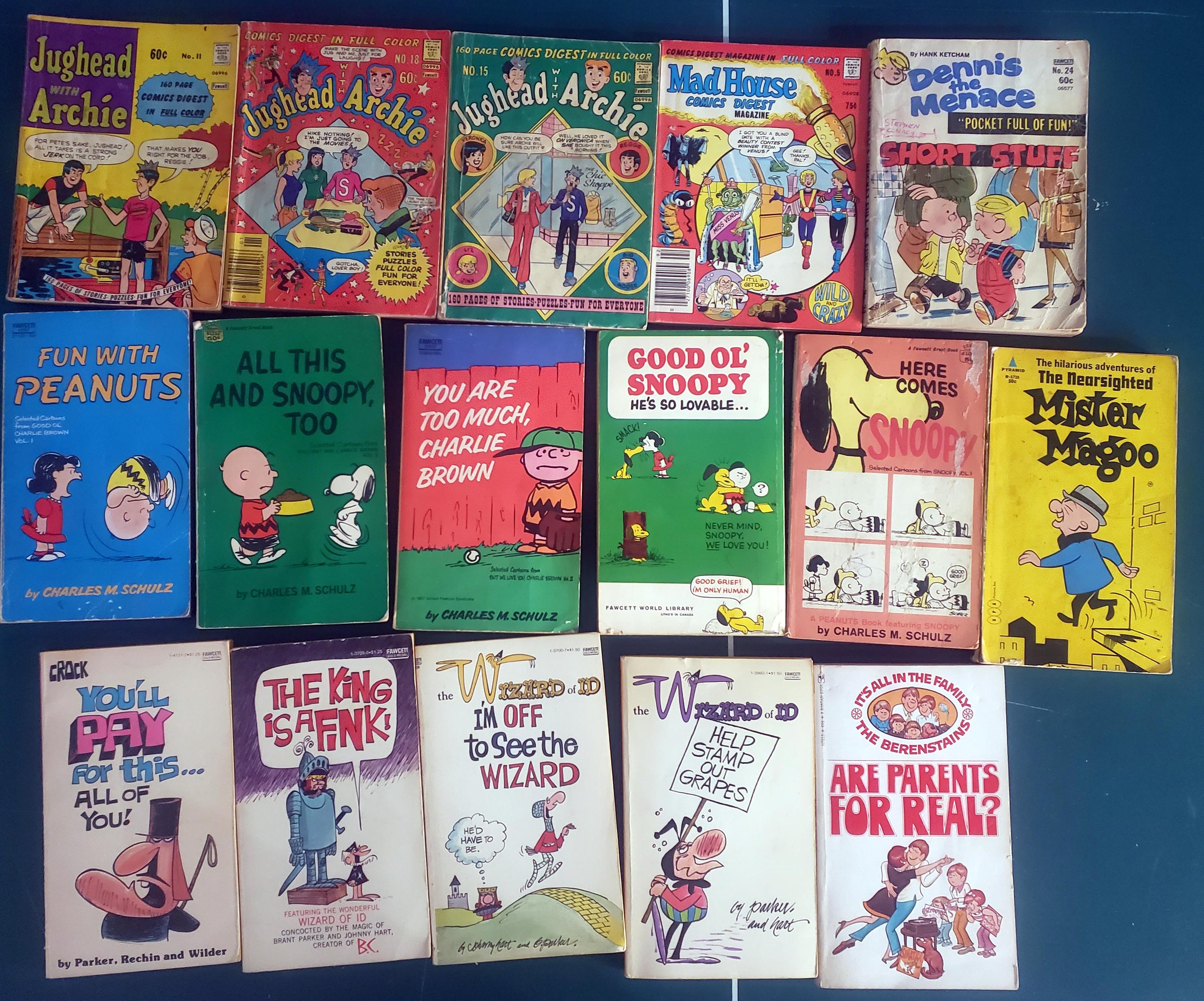 MAD Magazine and Assorted Comic Paperbacks - Etsy