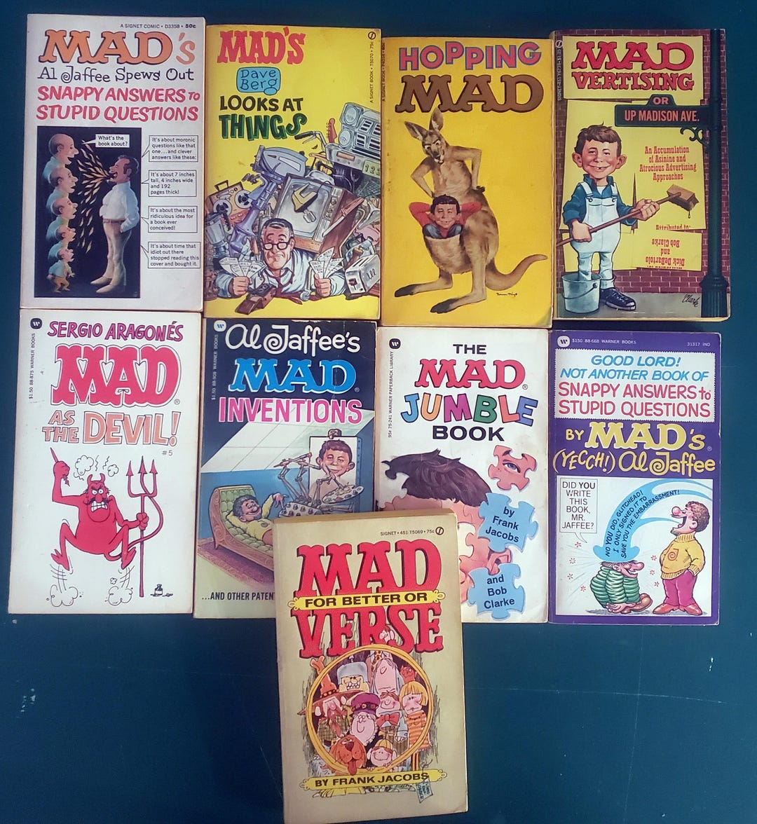 MAD Magazine and Assorted Comic Paperbacks - Etsy