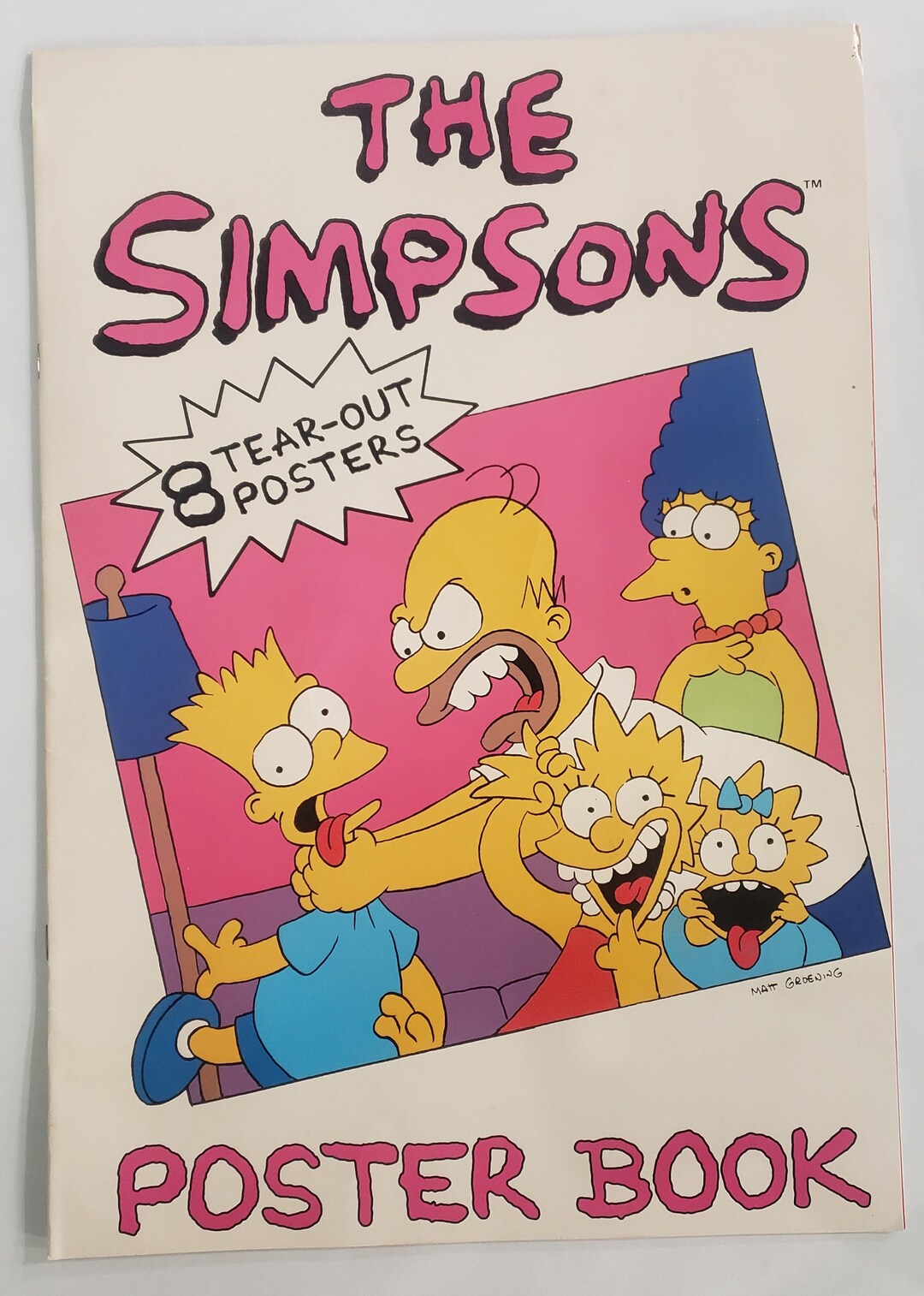 Vintage 1990 the Simpsons Poster Book With 8 Tear-out Posters - Etsy