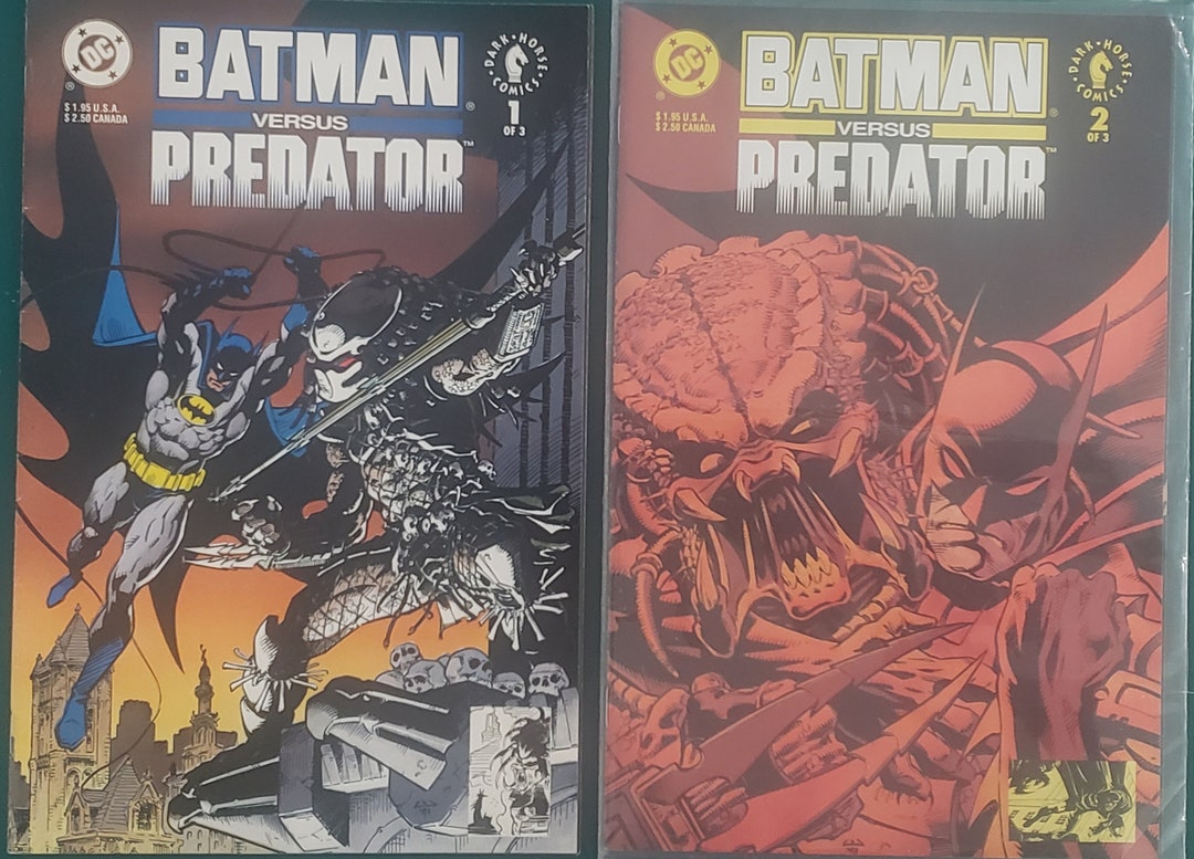 Batman Vs. Predator Issues #1 & #2 - Epic Crossover - Etsy