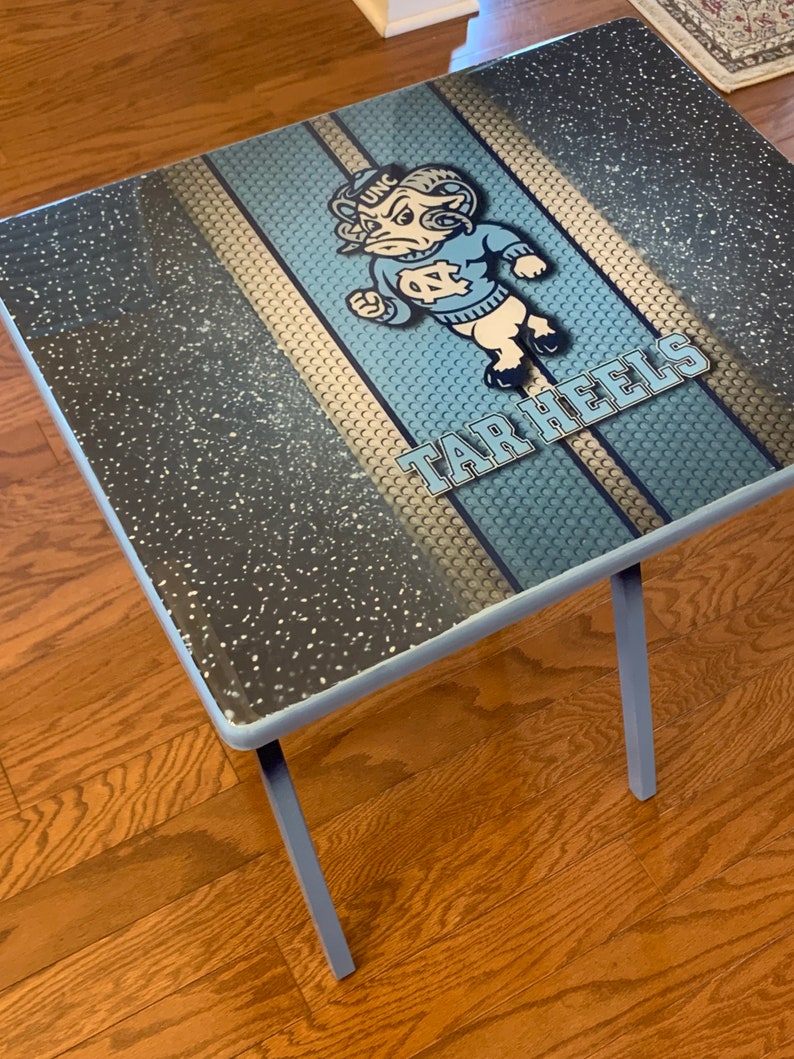 Custom Tv Tray Table, Sports Tv Table, Epoxy Tv Tray Table, Greek Tv ...
