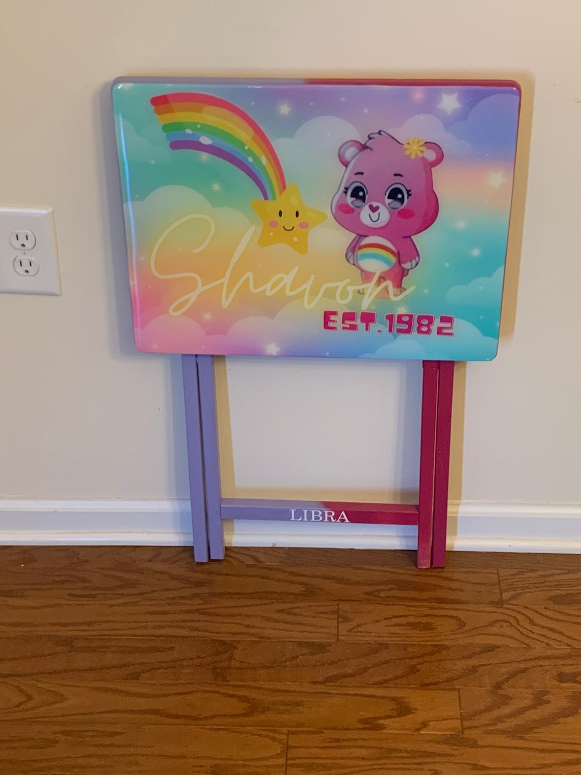 Custom Tv Tray Table, Sports Tv Table, Epoxy Tv Tray Table, Greek Tv ...