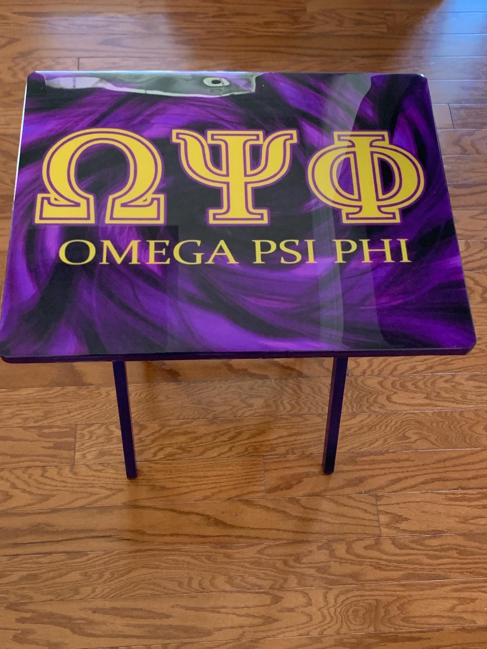 Custom Tv Tray Table, Sports Tv Table, Epoxy Tv Tray Table, Greek Tv ...