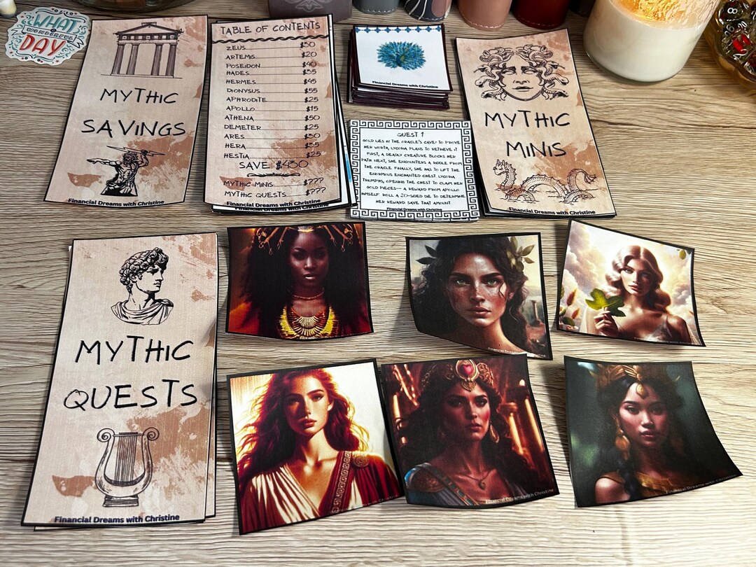 Mythic Savings Challenge Box Game * Greek Mythology * Minis * Quests ...