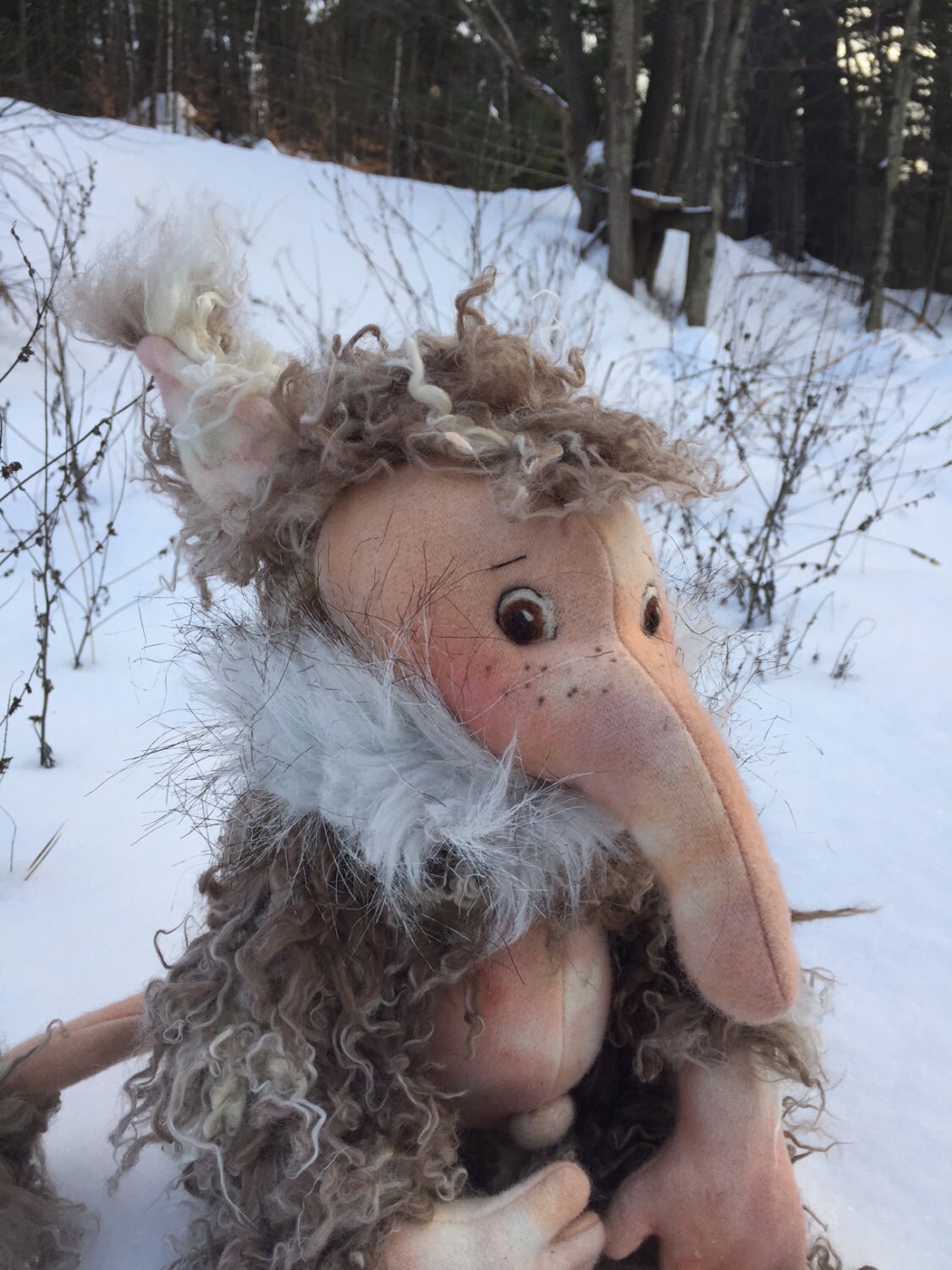 Nori, a Hairy, Scandinavian Troll, Sewing Pattern Download, PDF - Etsy